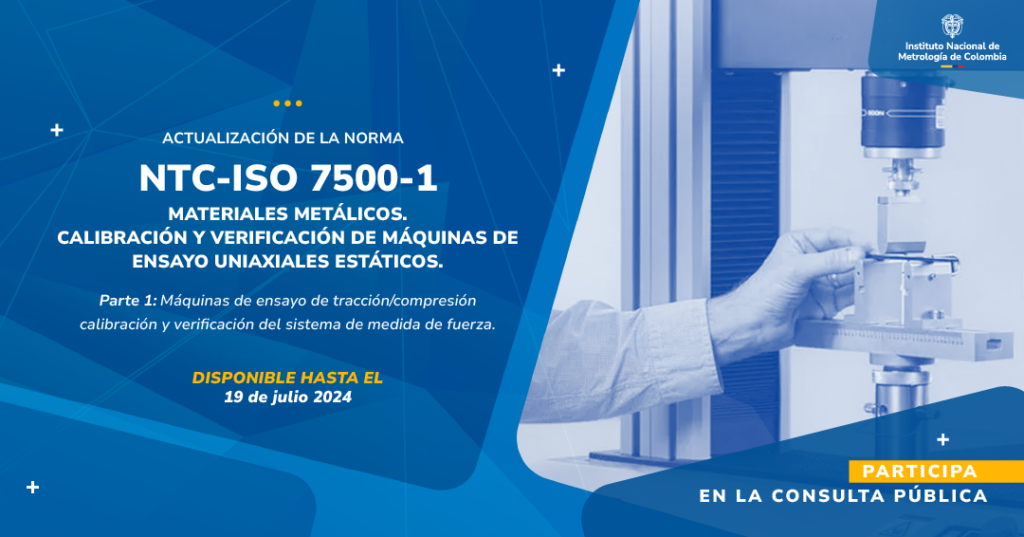 8. NTC ISO 7500 1 1024x537 - Instituto Nacional de Metrología - INM