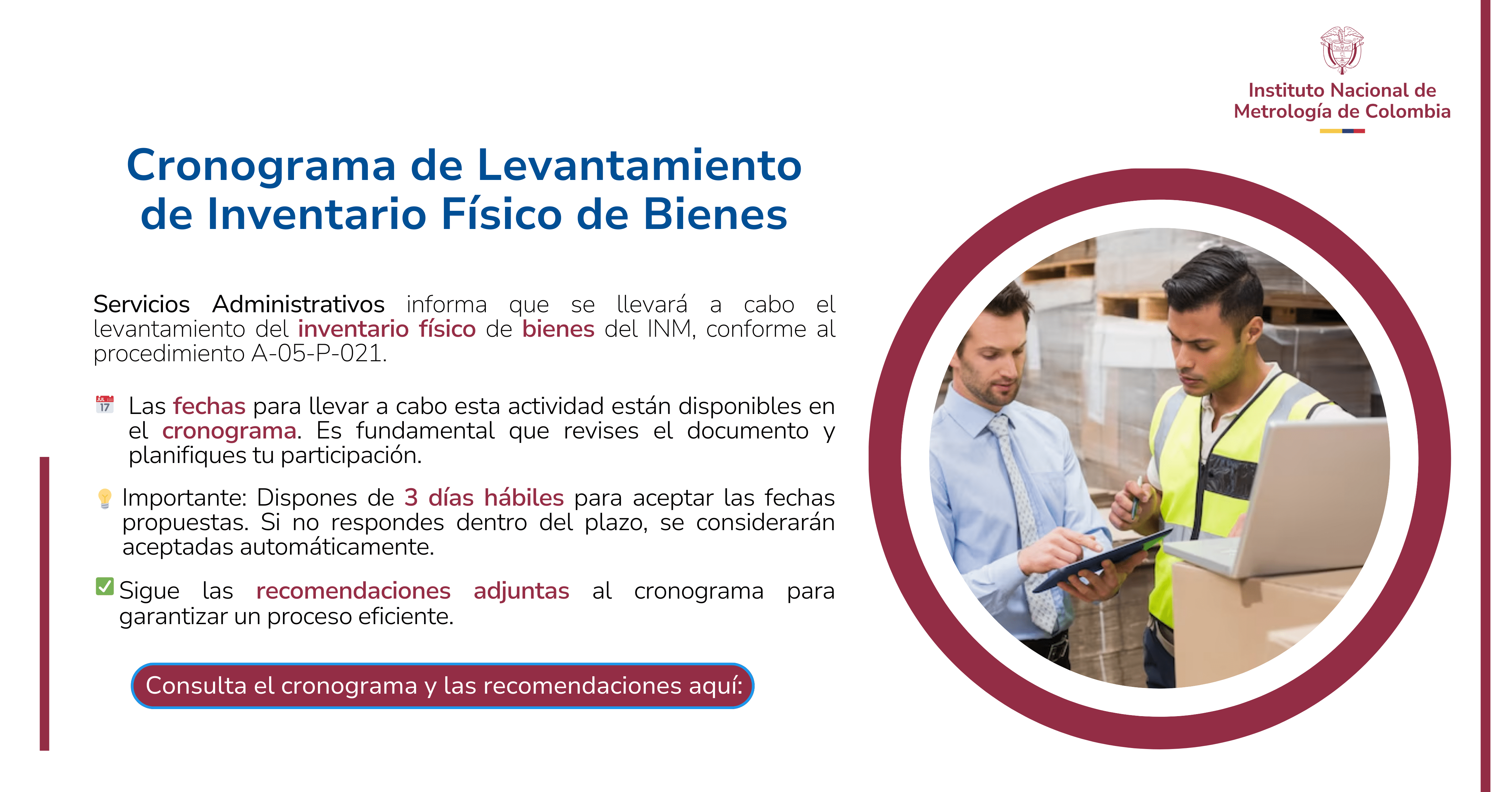 Levantamiento de Inventario Físico de Bienes - Instituto Nacional de ...